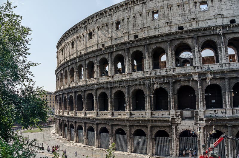 Roman Coliseum. Italy. Rome Editorial Image - Image of roman, monument ...
