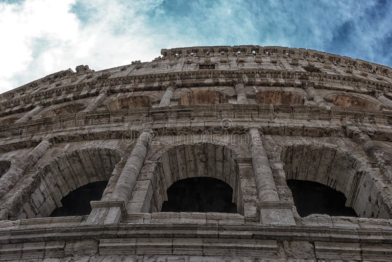 Roman Colosseum stock image. Image of classic, base, attraction - 82555703