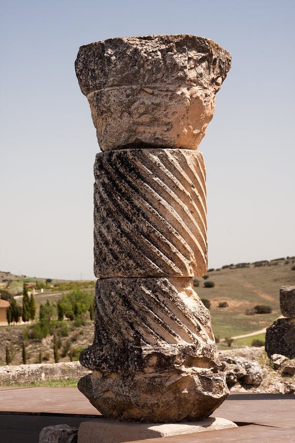 Roman column stock image. Image of world, europe, remains - 24862665