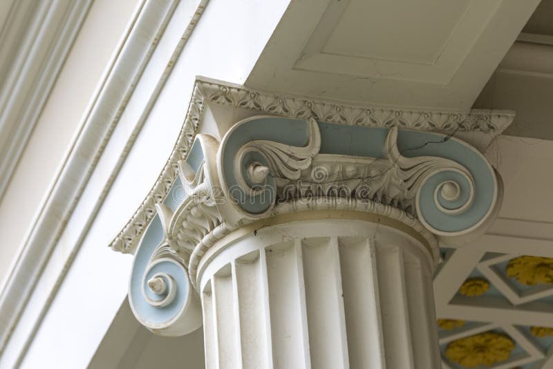 Roman Column stock image. Image of roman, flute, peristyle - 98733287