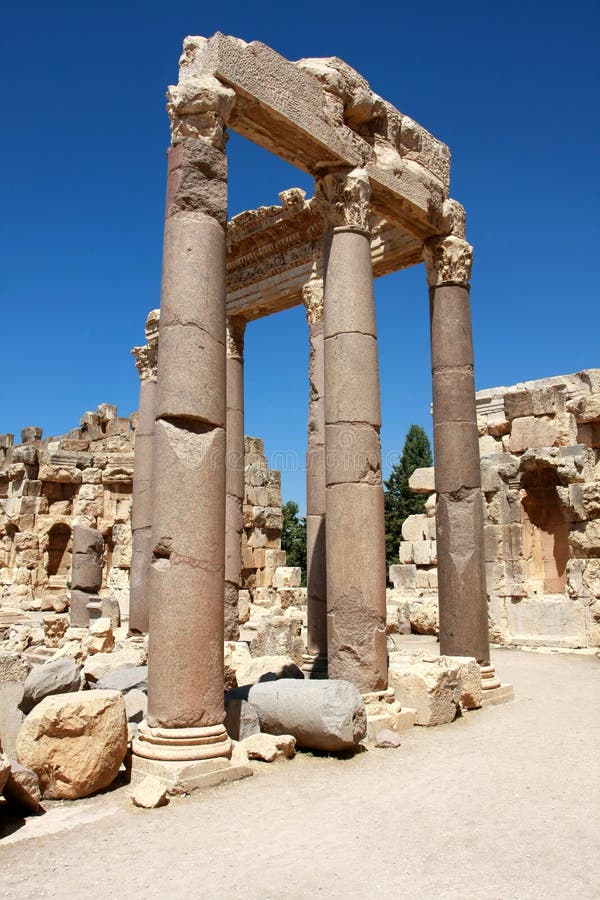 Roman columns stock image. Image of decorated, corinthian - 11437843