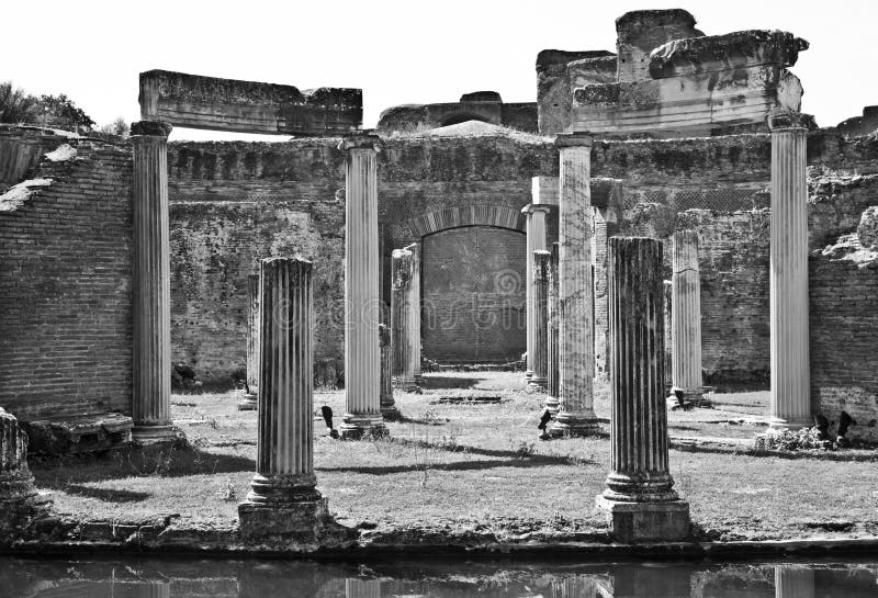 Roman columns stock image. Image of lazio, italian, marble - 21083103