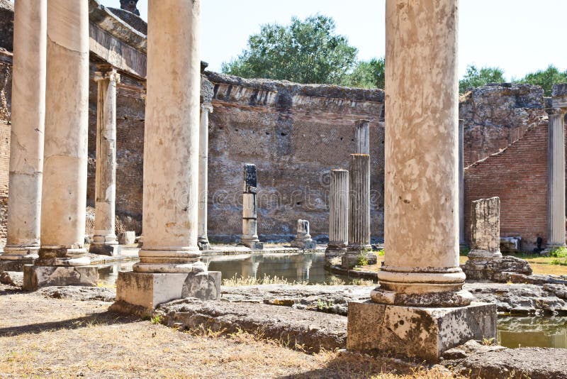 Roman columns stock image. Image of arch, residence, archaeology - 23768265