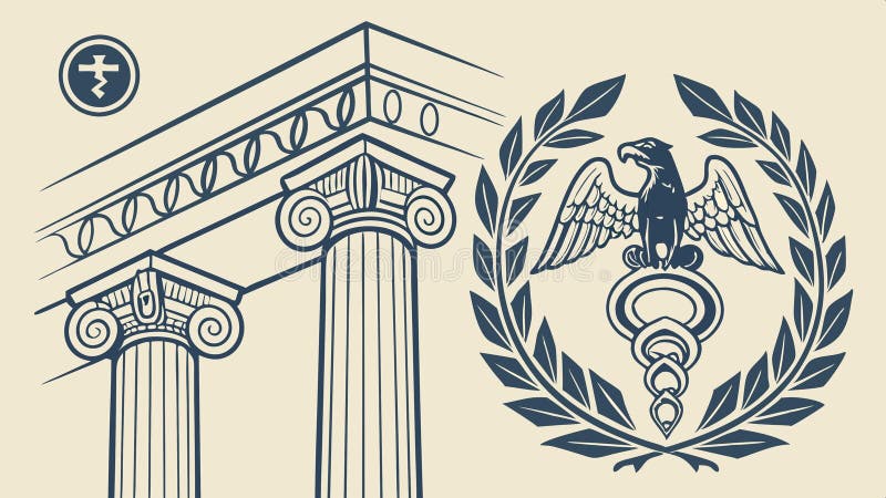 Roman Columns Corner, Classical Architecture and Ancient Greek Style ...