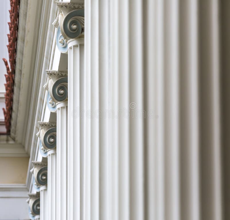 Roman Columns stock image. Image of molding, structure - 98733313