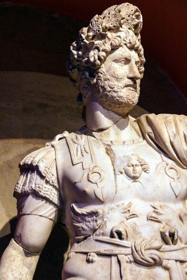 Roman emperor Hadrian stock image. Image of rome, turkey - 42632957
