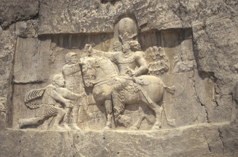 Roman Emperor Valerian Submits Stock Photo - Image of city, monument ...