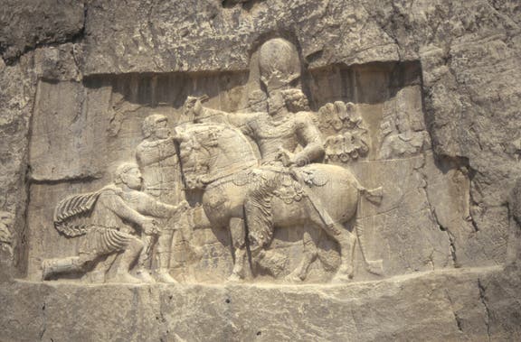 Roman Emperor Valerian Submits Stock Photo - Image of city, monument ...