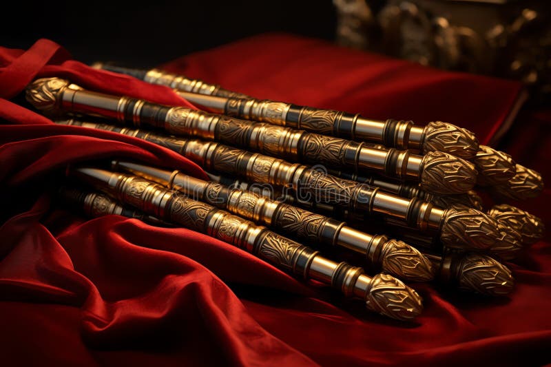 Roman Fasces a Bundle of Rods Symbolizing Authority and Strength ...