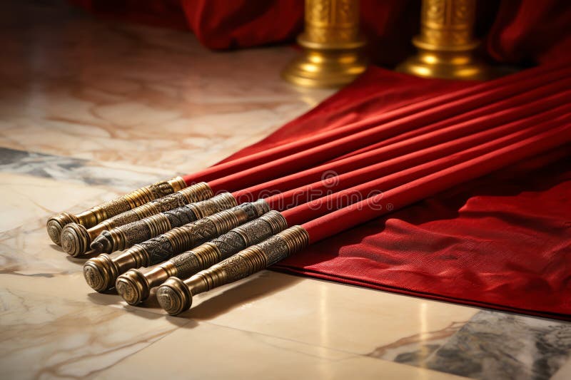 Roman Fasces a Bundle of Rods Symbolizing Authority and Strength ...