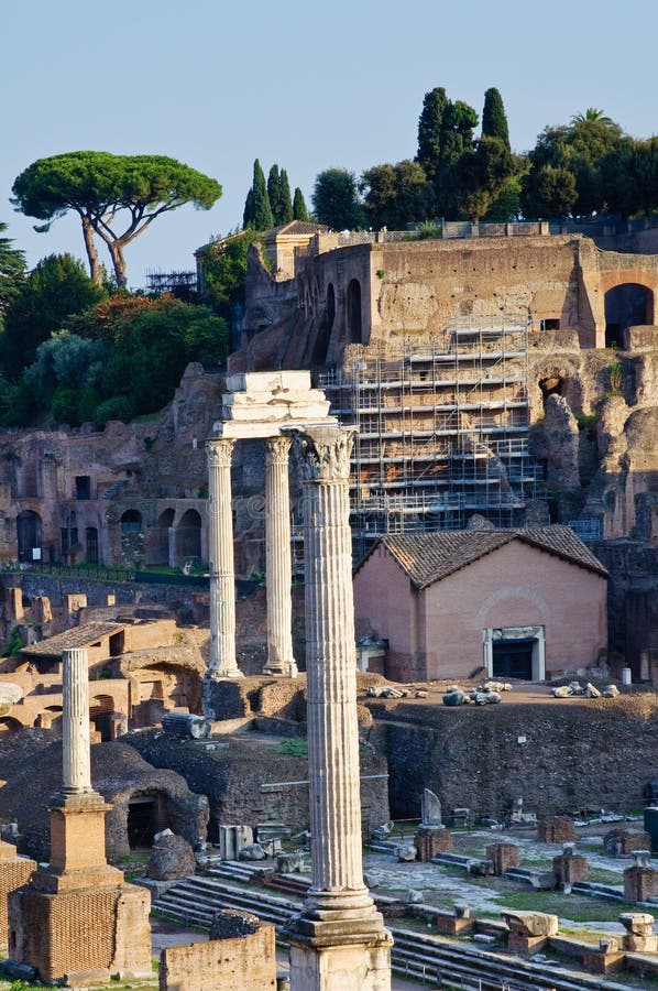 Roman Forum - Early Christian Church Stock Image - Image of catholic ...