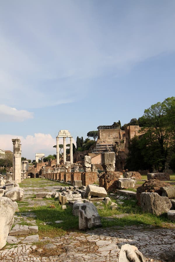 Roman Forum stock image. Image of ruins, rome, building - 14513357