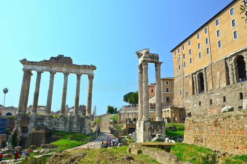 Roman Forum stock image. Image of forum, landmark, roma - 26987785