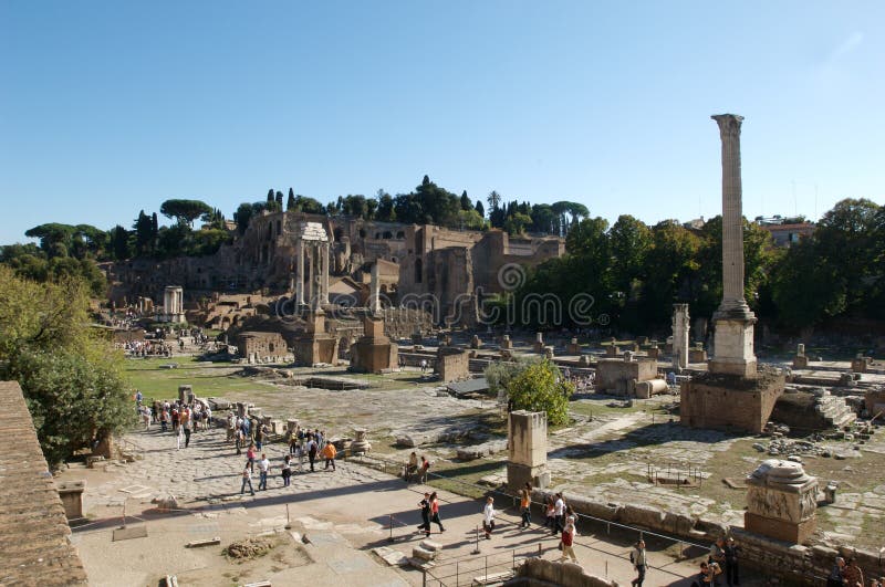 Roman Forum stock image. Image of journey, history, destinations - 4982369