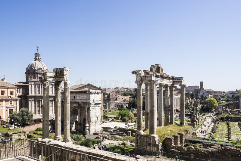 Roman Forum editorial photo. Image of ancient, church - 90412721