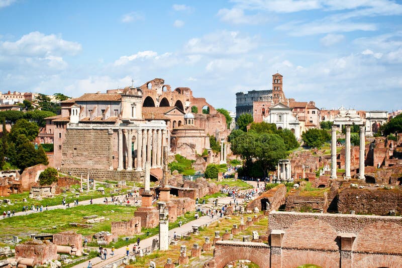 Roman Forum stock photo. Image of colosseum, loreto, exterior - 38956416