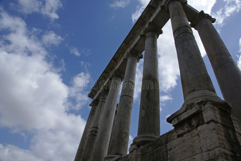 Roman Forum Columns stock photo. Image of architecture - 3379558