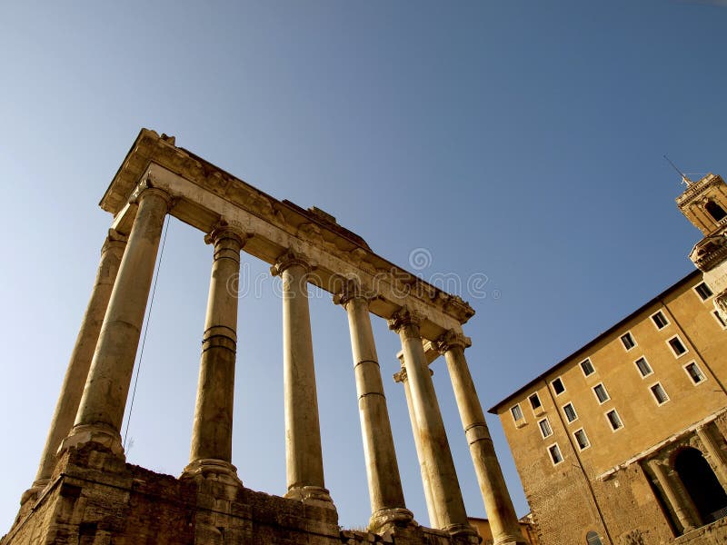 Roman Forum stock photo. Image of rome, building, roman - 73329278