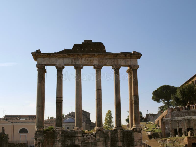 Roman Forum stock image. Image of foro, town, columns - 73429789