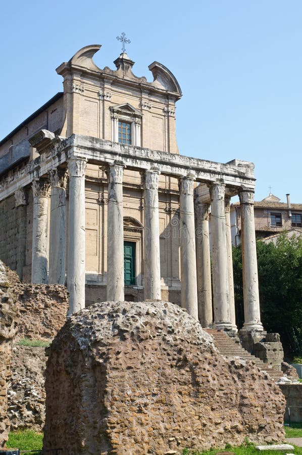 Roman Forum - Early Christian Church Stock Image - Image of catholic ...