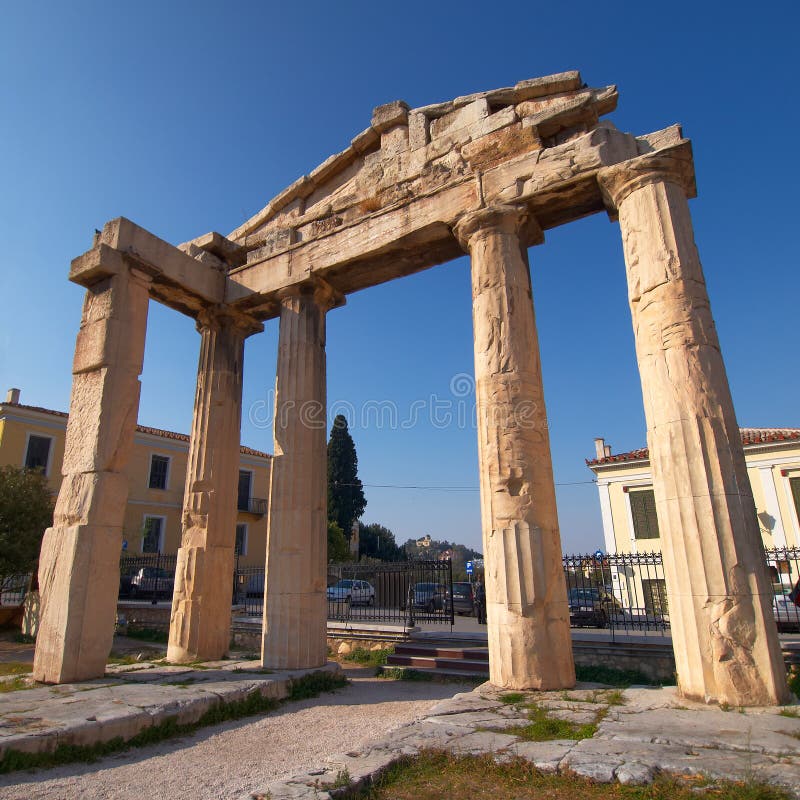 Roman forum gate stock photo. Image of building, classical - 22590584