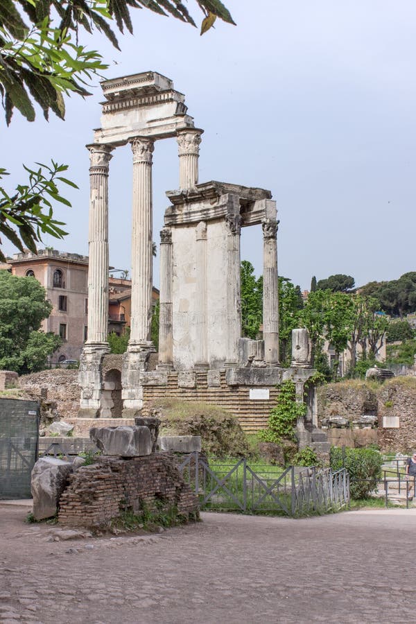 Roman Forum stock image. Image of column, building, forum - 57900793