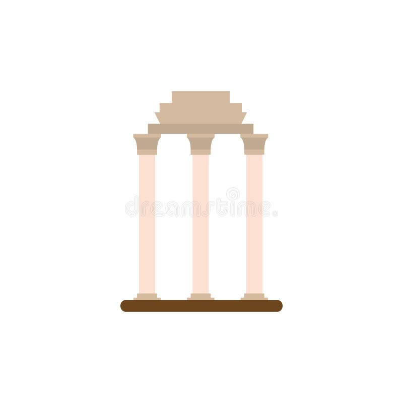 Roman Forum, Forum Romanum stock vector. Illustration of imperial ...