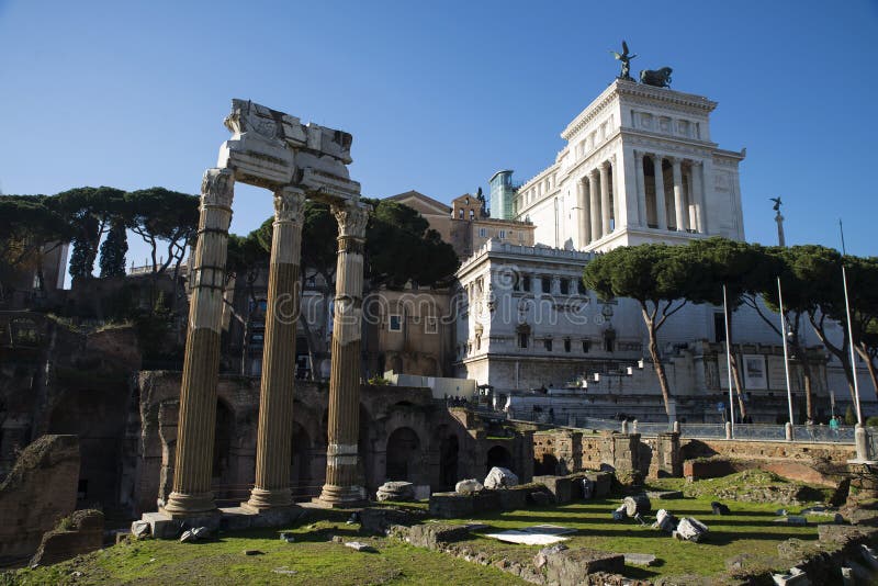Roman Forum in Rome editorial stock photo. Image of roma - 90476613