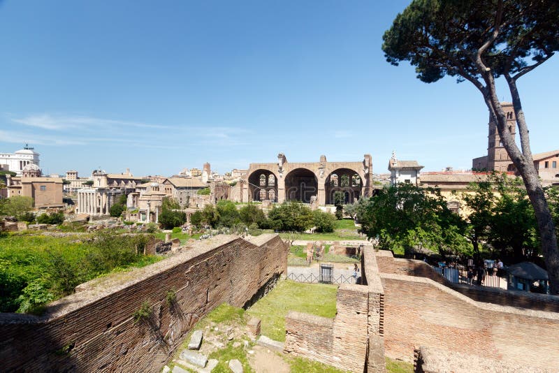 Roman Forum, Rome, Italy editorial stock image. Image of landscape ...