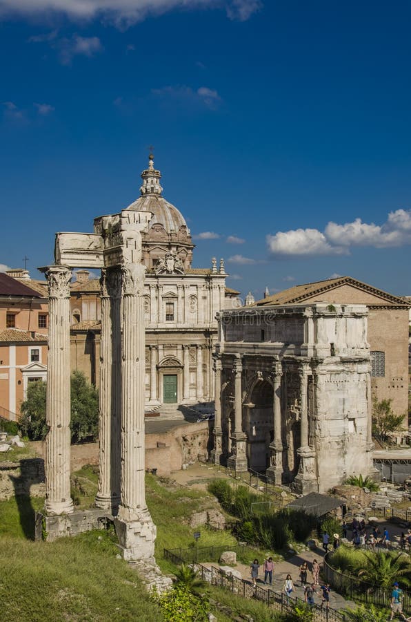 Ancient roman gate stock photo. Image of history, pillar - 2570880