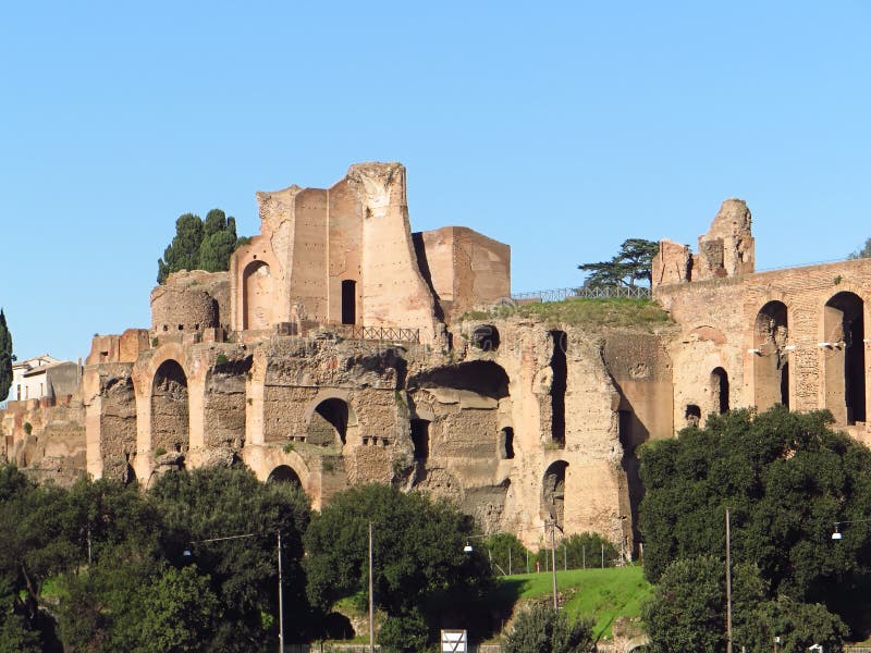 Roman Forum stock image. Image of domus, italy, sunny - 35880441