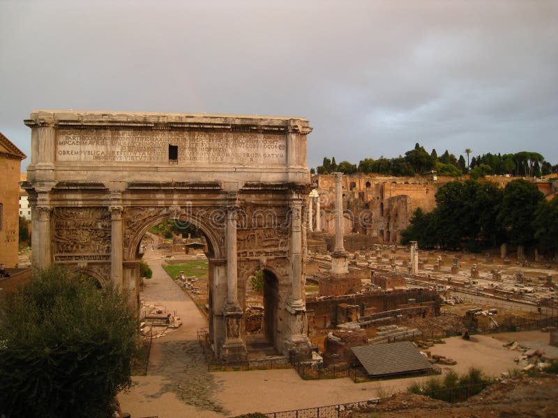 Forum Magnum or Forum - the Main Public Market in Rome, the Center of ...