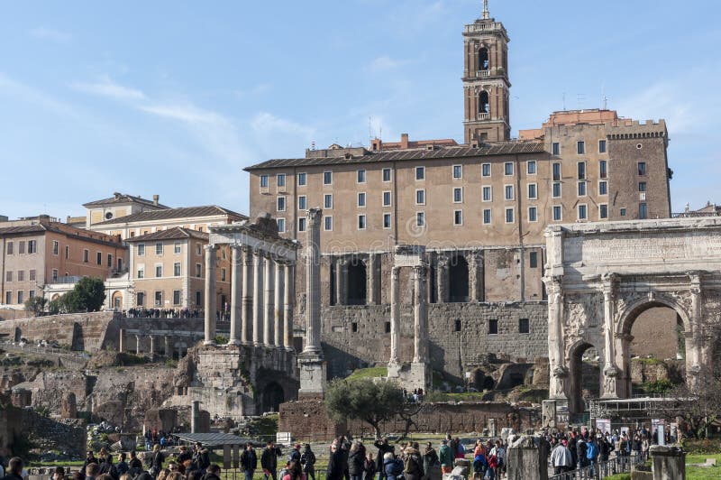 Roman Forum editorial photo. Image of building, italy - 42004776