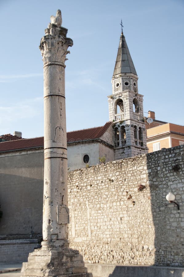 Roman forum Zadar, Croatia stock photo. Image of europe - 33033034
