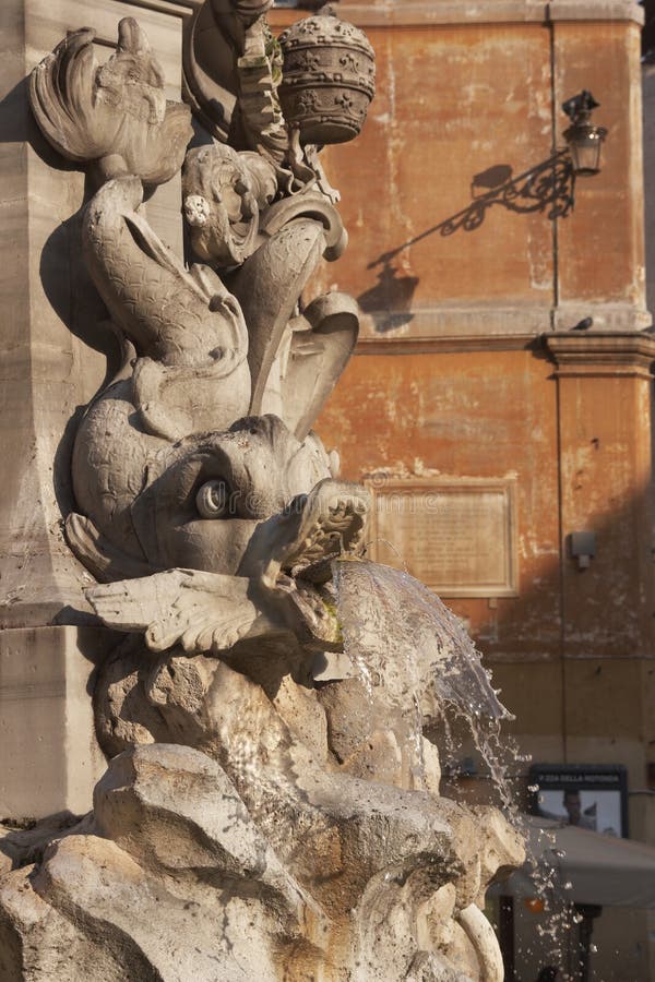 Roman Fountain stock image. Image of italy, roman, water - 20237633