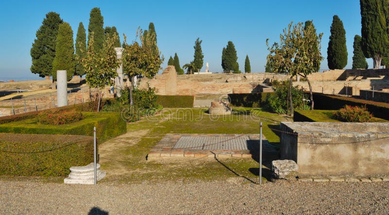 Roman garden stock photo. Image of ancient, andalusian - 22264620