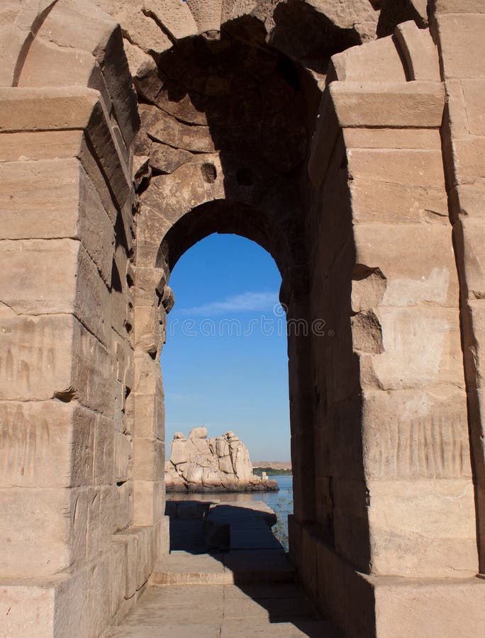 Through the Roman Gate stock photo. Image of egypt, roman - 22989552