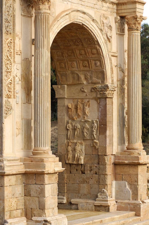 Roman Gate stock image. Image of severus, ancient, building - 485215