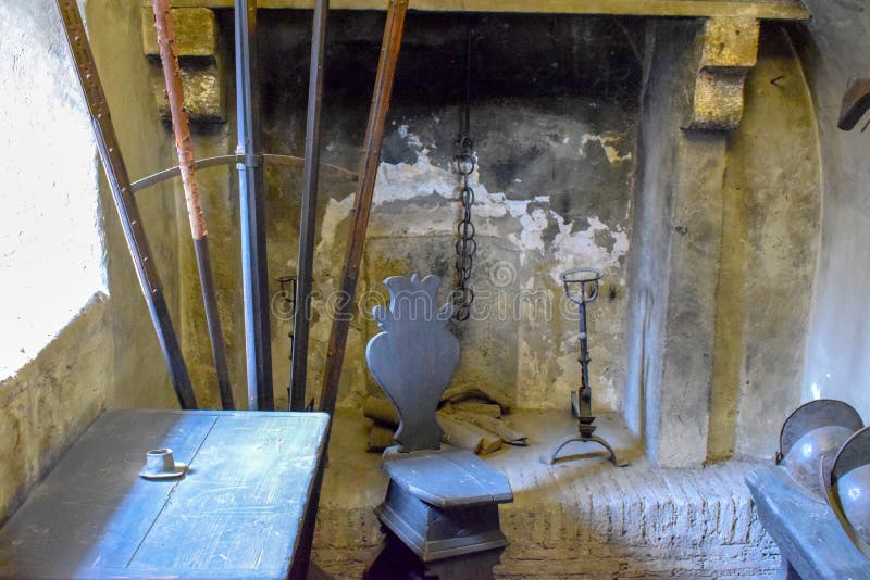 Roman Guard Room at Sant`Angelo Castle Italy Stock Image - Image of ...
