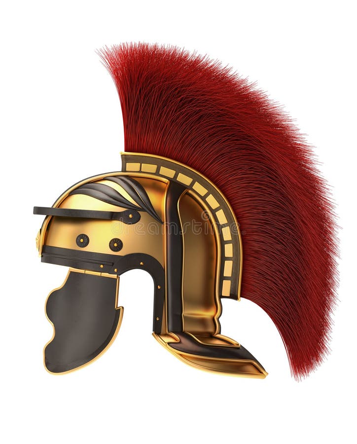Roman helm stock illustratie. Illustration of centurion - 66526320