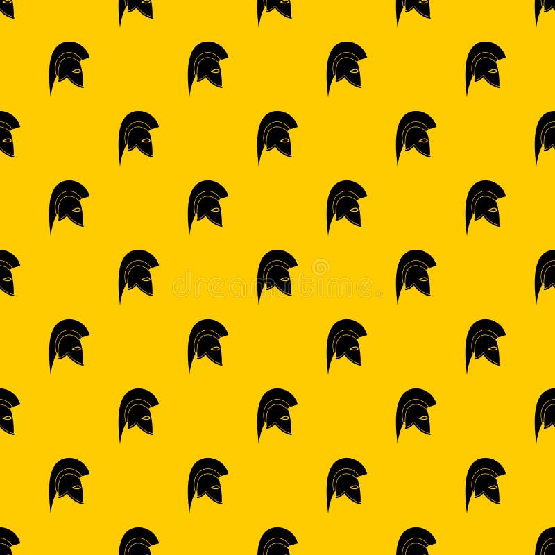 Roman Helmet Pattern Vector Stock Vector - Illustration of protection ...