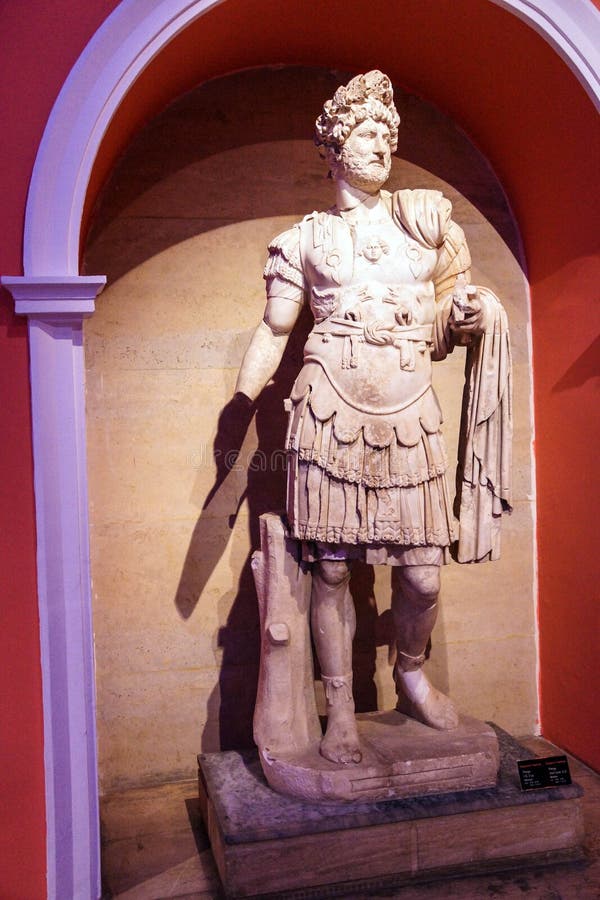 Roman keizer Hadrian stock afbeelding. Image of schelvis - 42632963