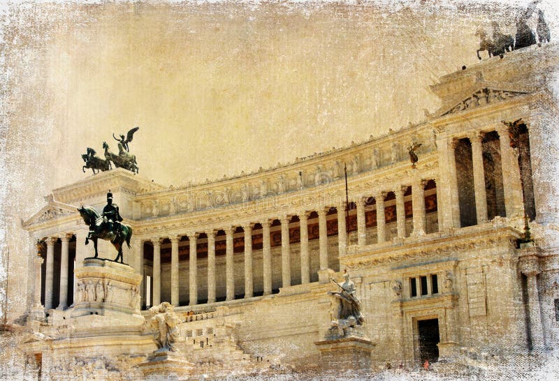 Roman landmarks series stock image. Image of europe, italian - 26160827