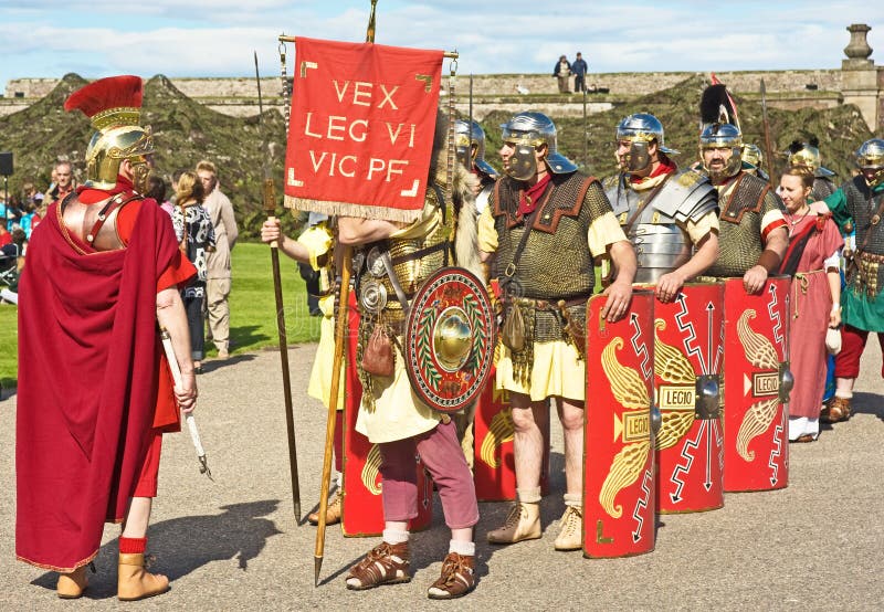 Roman Legion. editorial image. Image of dream, scotland - 20764750