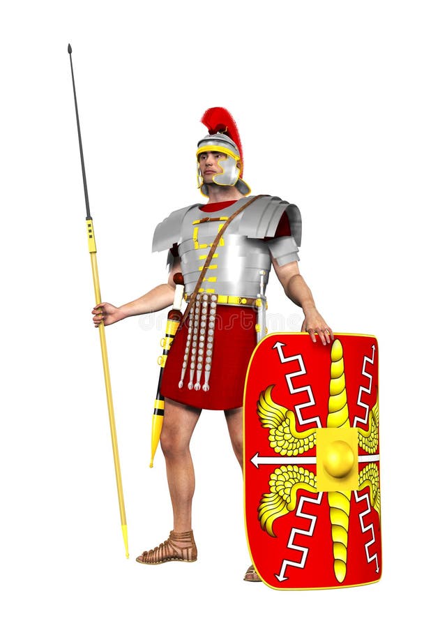 Roman Legionary stock illustration. Illustration of legionary - 65856843