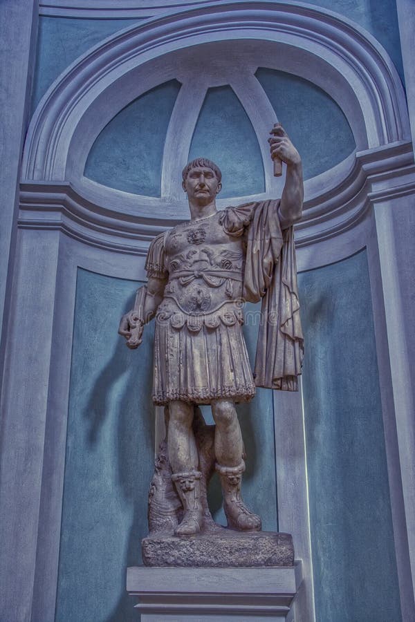Roman Marble Sculpture in Florence, Italy Stock Image - Image of ...