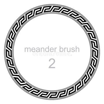 Roman meander pattern stock vector. Illustration of ancient - 54508341