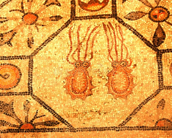 Roman Mosaic of Two Octopus Stock Photo - Image of rome, temple: 9218176