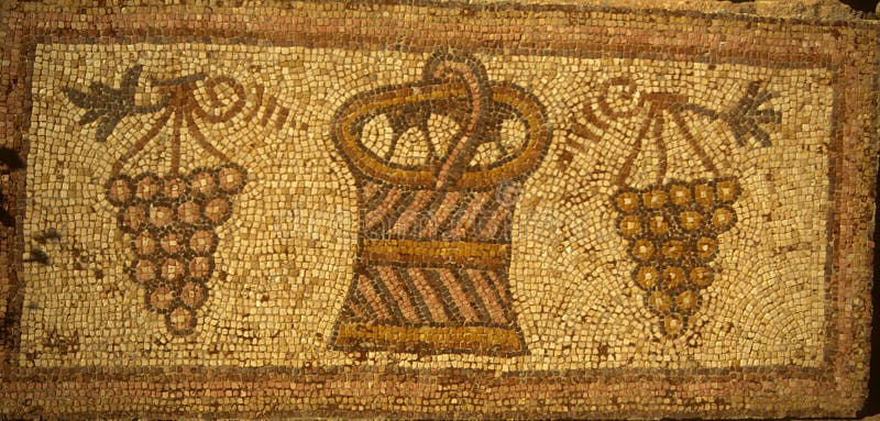 Roman Tiles Picture of a Rabbit Stock Image - Image of ancient, roman ...