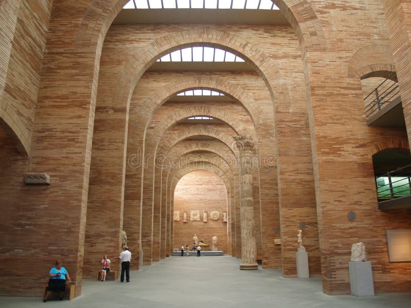 Roman museum editorial stock image. Image of high, visitor - 1670184